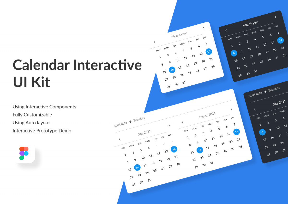 Figma Calendar Template Printable Calendar 2023