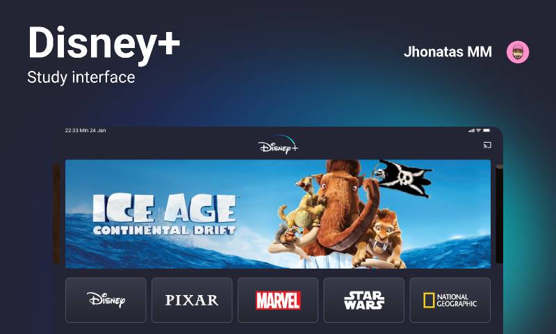 Figma Disney Plus Clone Template - Ui4free.com Figma Disney Plus Clone Template - Ui4free.com