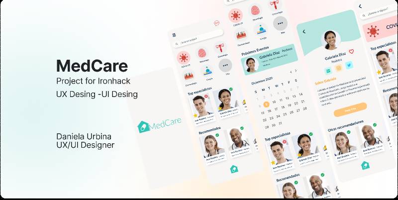 Figma MedCare Doctor Mobile App - Ui4free.com
