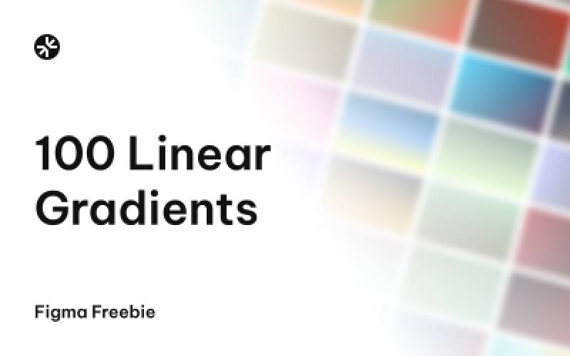 100 Linear Gradients Figma Ui Kit | UI4Free