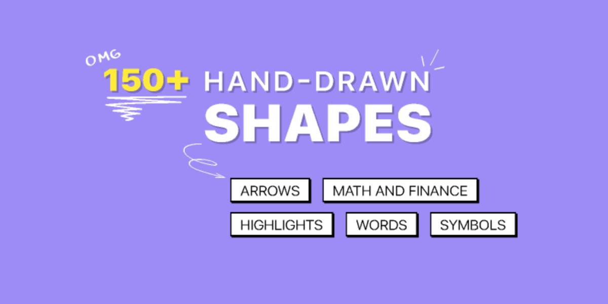 150+ Hand-Drawn Free Vector Shapes | UI4Free