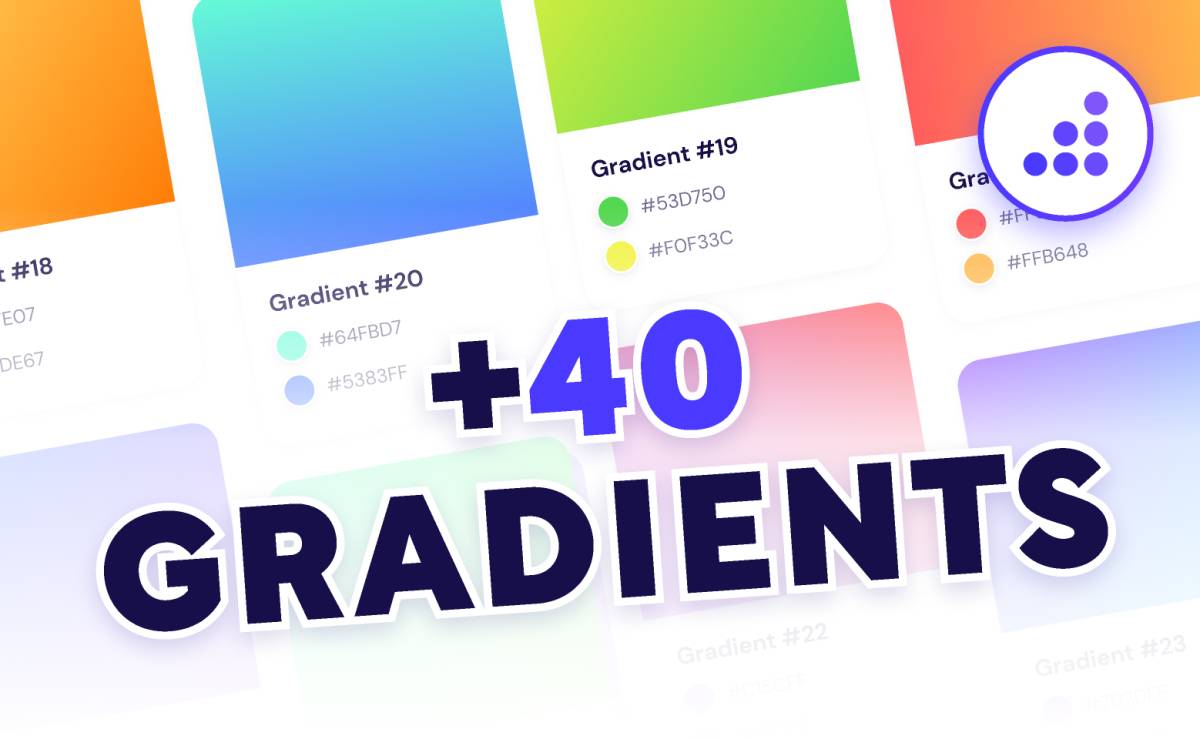 40 Gradients BRIX Figma Templates | UI4Free