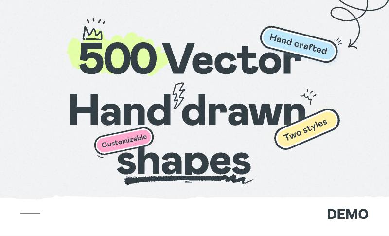 500 Vector Hand Drawn [Demo] Figma Template | UI4Free
