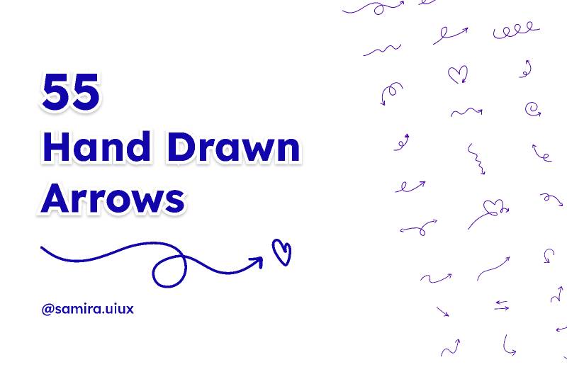 55 Hand Drawn Arrows Figma Illustration | UI4Free