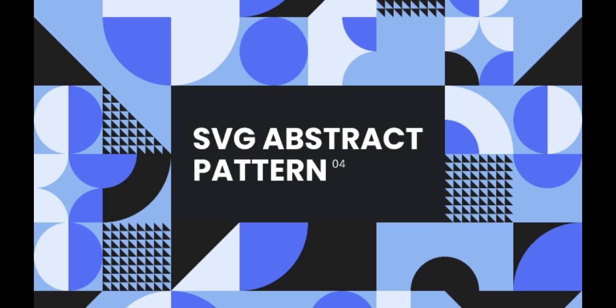 Abstract Geometric Pattern Simple Shapes Figma Template | UI4Free