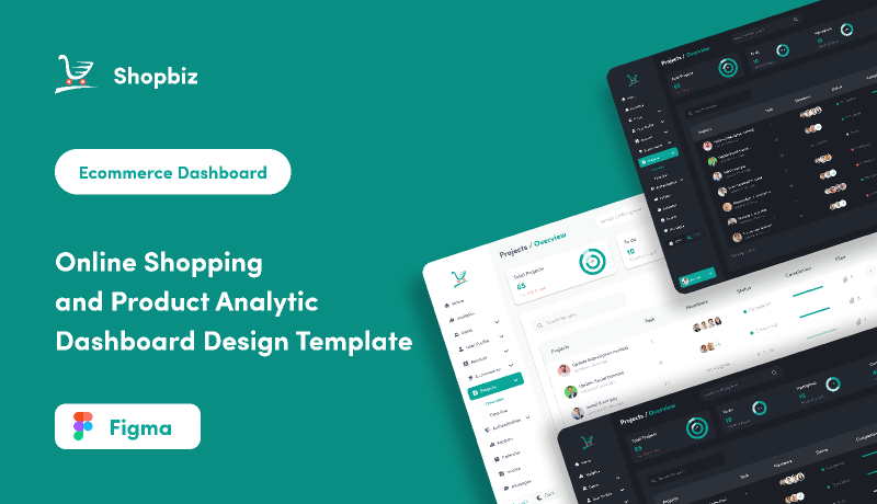 Admin Panel UI Kit Figma Template | UI4Free