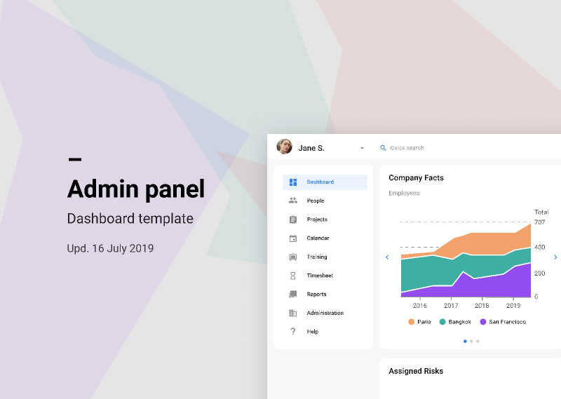 Admin Panel - Ui4free.com