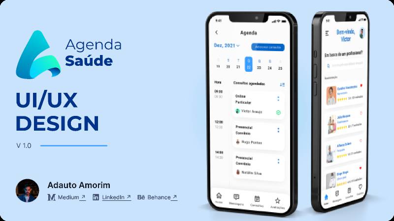 [Agenda] Health App - Figma Mobile Template | UI4Free