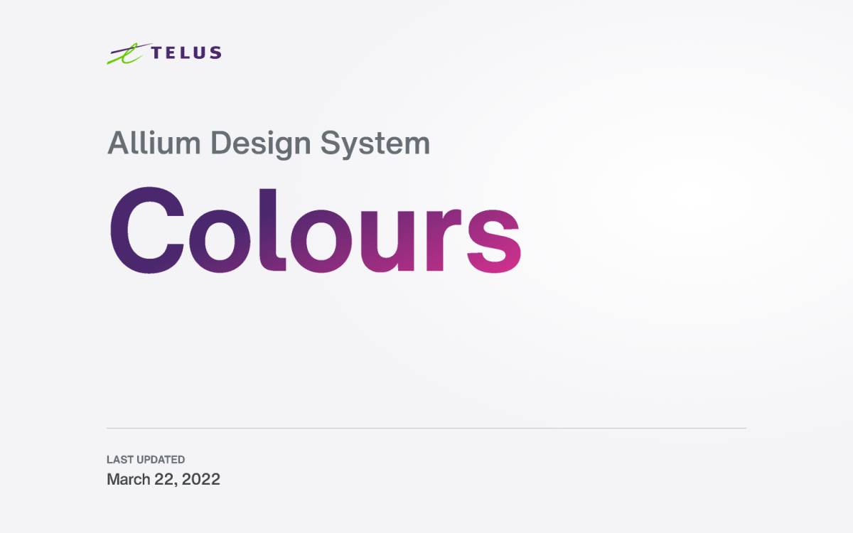 Allium Design System - Allium Colours - Ui4free.com