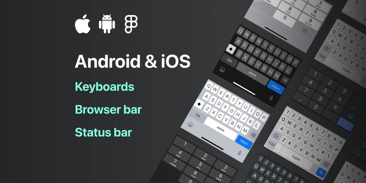 Android & iOS UI kit Figma Free Download | UI4Free