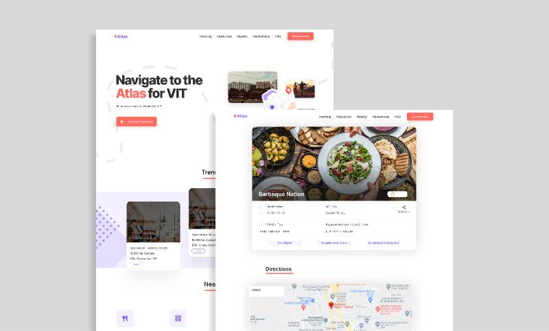 Atlas Website - Travel Guide Template | UI4Free