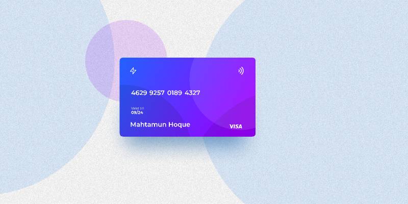 Bank Card Design Figma Template | UI4Free
