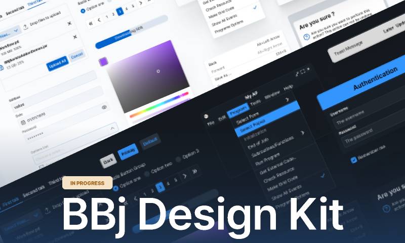 BBj Design Kit Figma Template | UI4Free