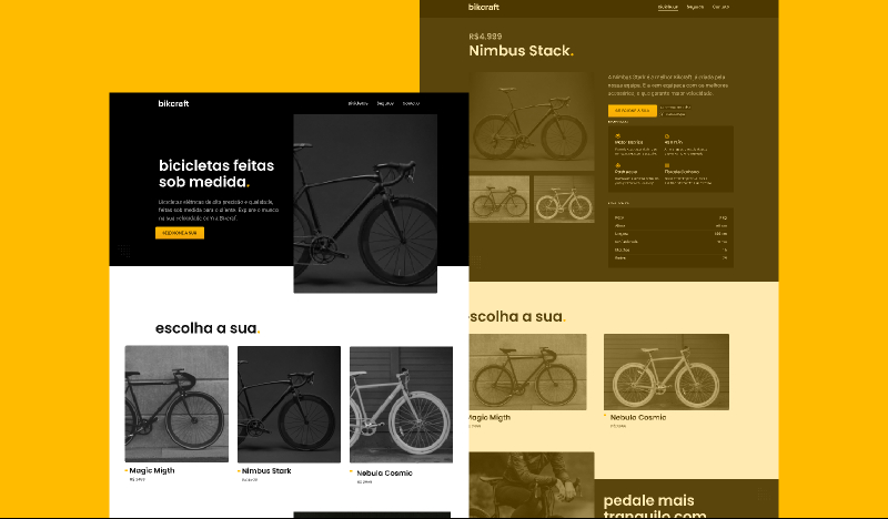 Bikecraft Bike Website Free Template | UI4Free