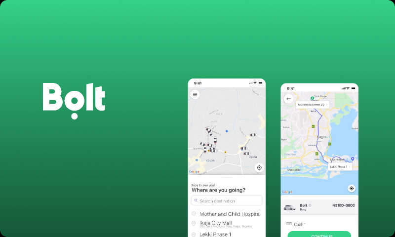 BOLT Figma mobile templates | UI4Free