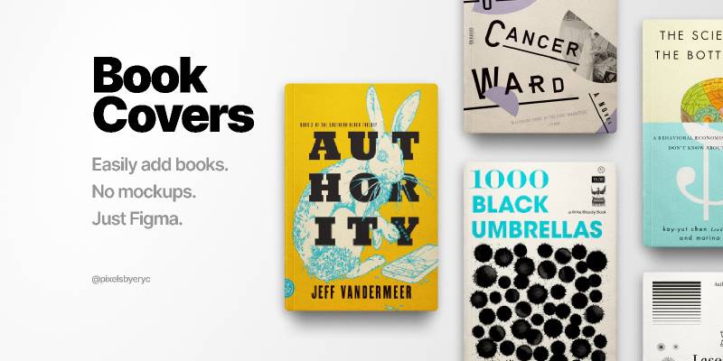 Book Covers Figma Template | UI4Free