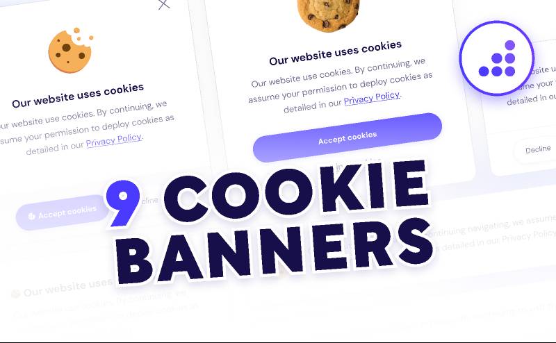 BRIX Cookies Notification Banner Website Template Figma Element | UI4Free