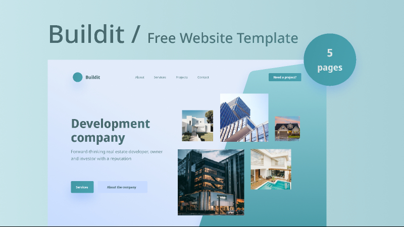 Buildit - Website Building and Development | UI4Free