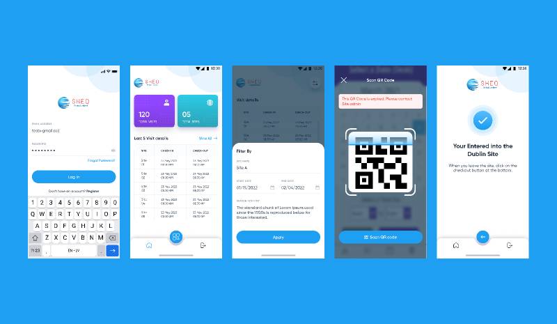 Check In Figma Mobile App Template - Ui4free.com