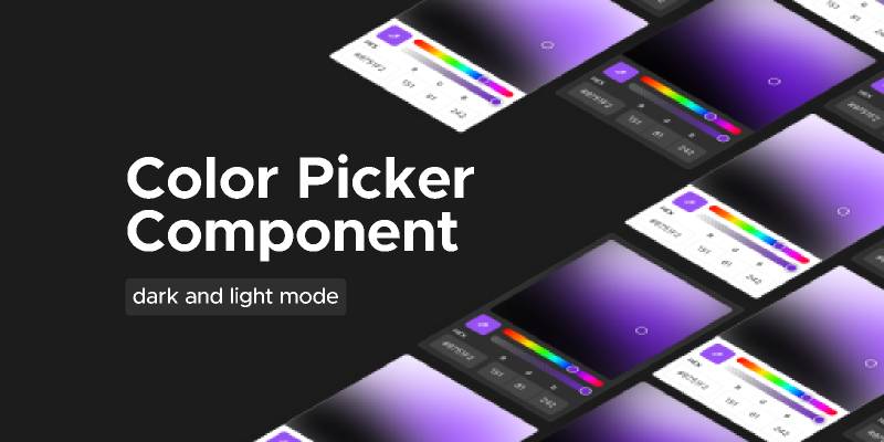 Color Picker Figma Ui Kit | UI4Free