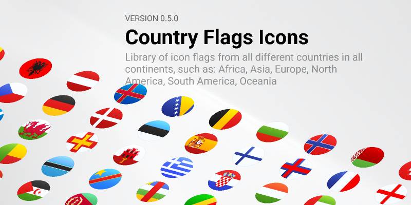 Country Flag Icons Figma Ui Kit | UI4Free