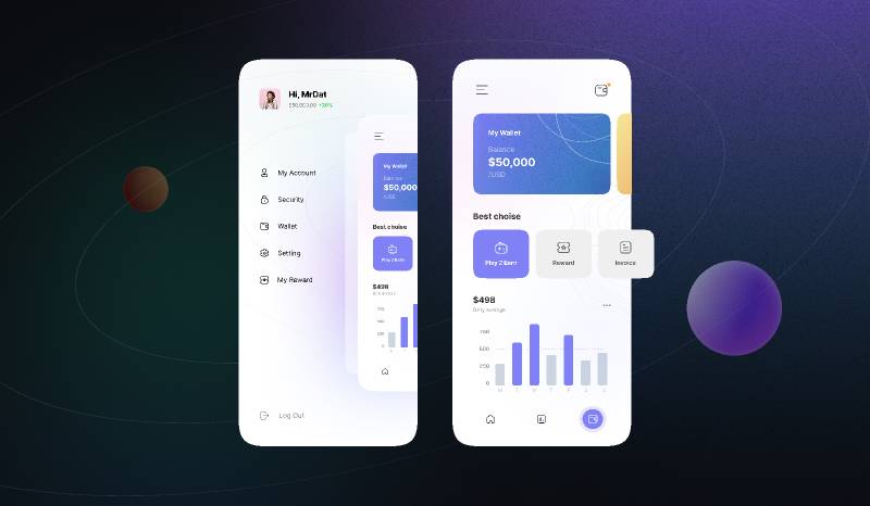 Crypto Wallet Mobile App Light Mode Figma Ui Kit | UI4Free
