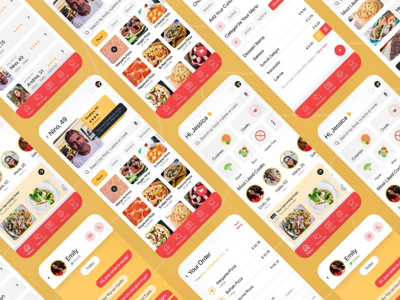 Cuisina Food Order Mobile Figma Template | UI4Free Cuisina Food Order Mobile Figma Template | UI4Free