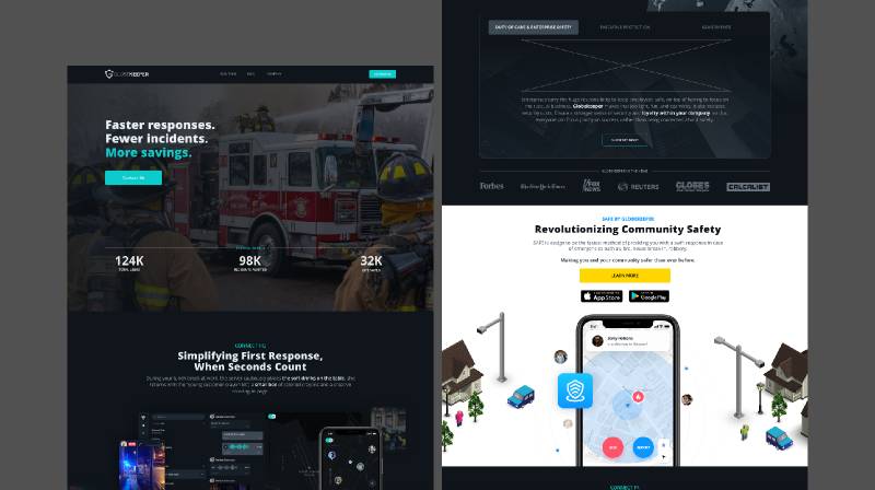 Darshan Fireman Figma Landing Page | UI4Free