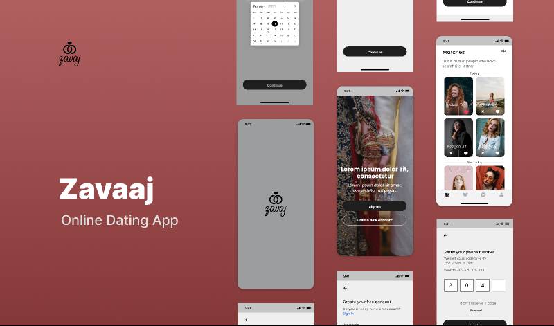 Dating App - Free Figma Mobile Template | UI4Free