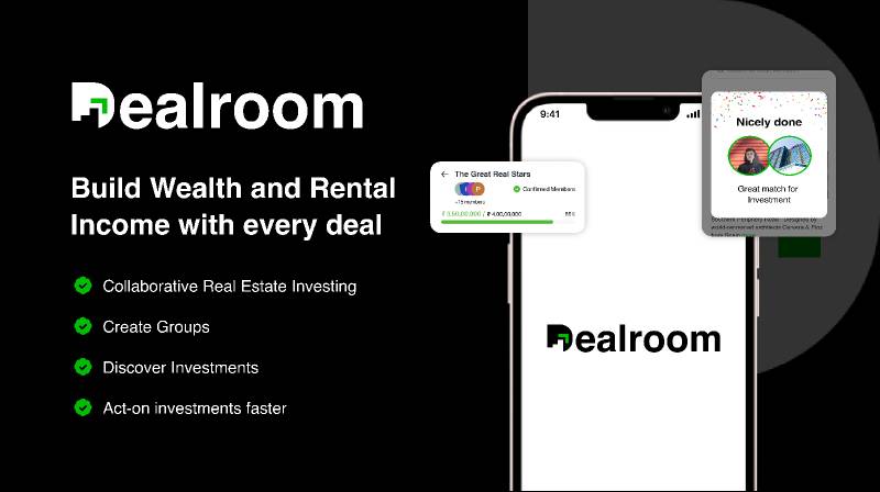 Deal room app figma mobile template | UI4Free