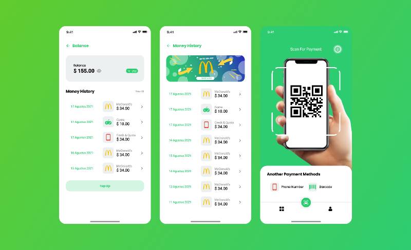 Delivery App Figma Template | UI4Free