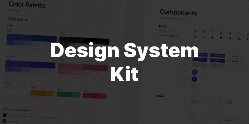 Design system kit Figma Template | UI4Free