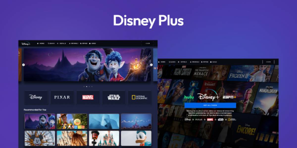 Disney Plus Webapp Figma Ui Kit | UI4Free