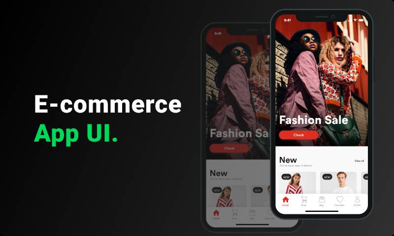 E-commerce App Figma Mobile Template | UI4Free
