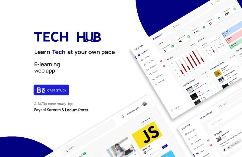 E-learning Web - Figma Website Template | UI4Free