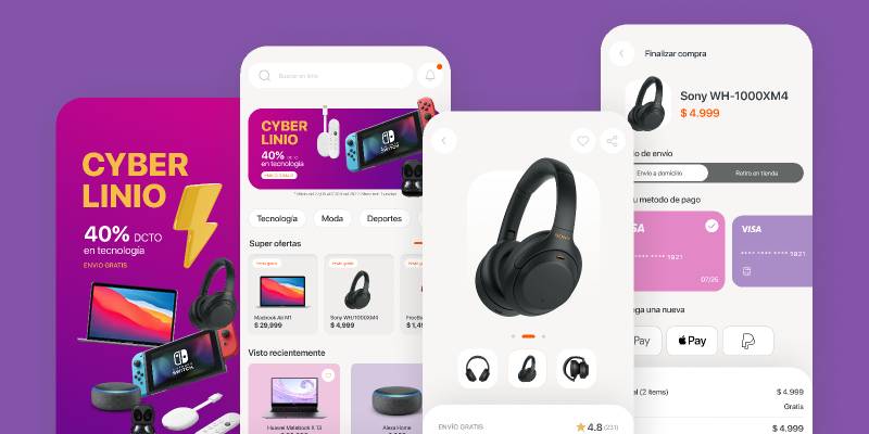 Ecommerce App Figma Template | UI4Free