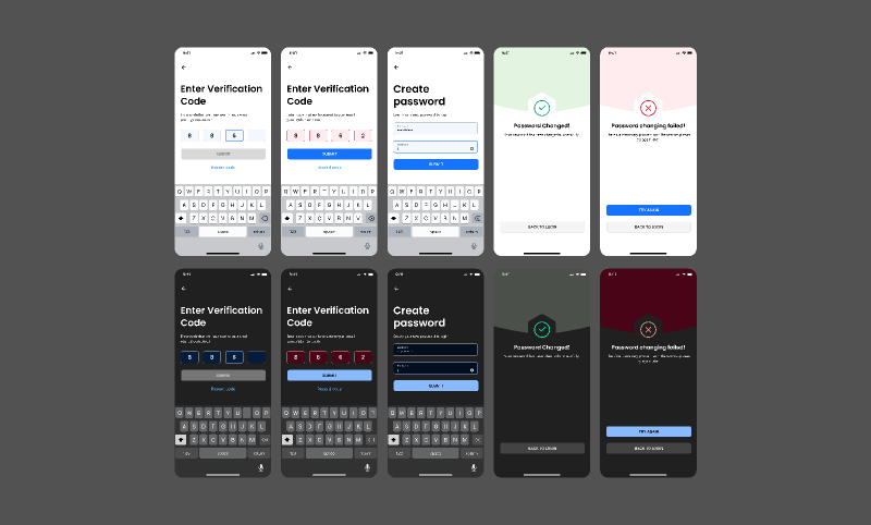 Enter Verification Code - FinX Figma Free Download | UI4Free