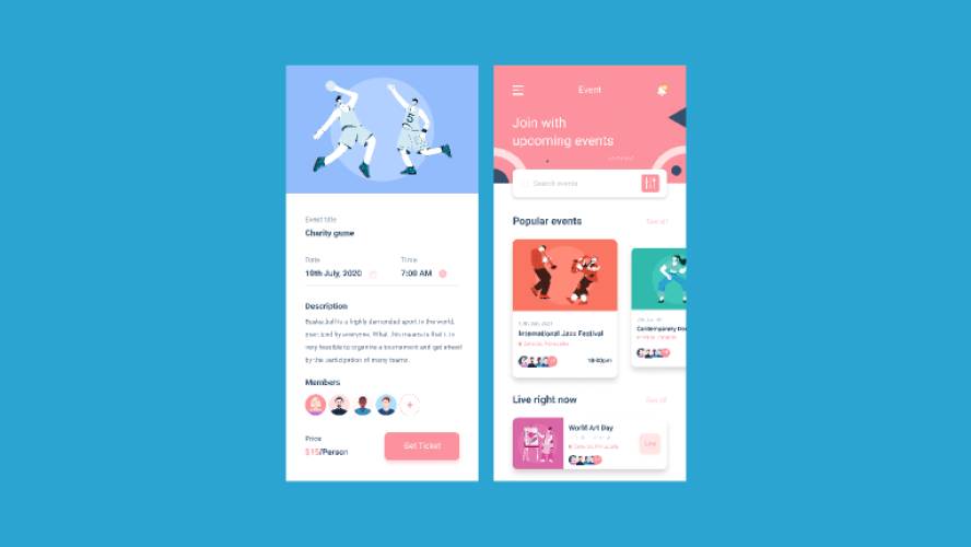 Run Tracking Mobile App Figma Template - Ui4free.com