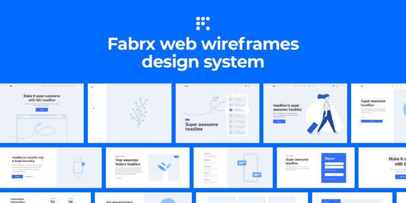 Fabrx Web Design System V2 Figma Template | UI4Free