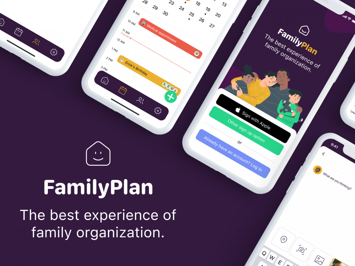 Family Plan App UI Kit | UI4Free