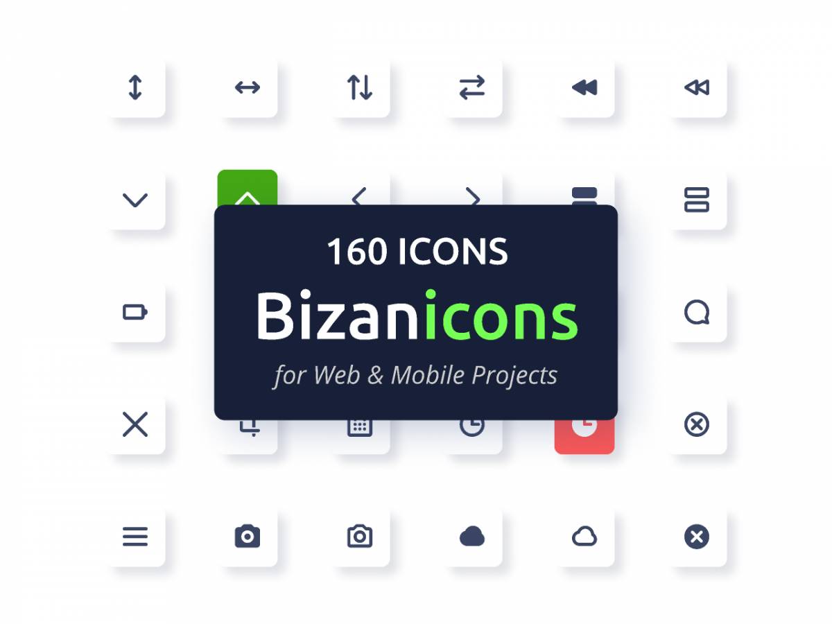 Figma 160+ Free Icons | UI4Free