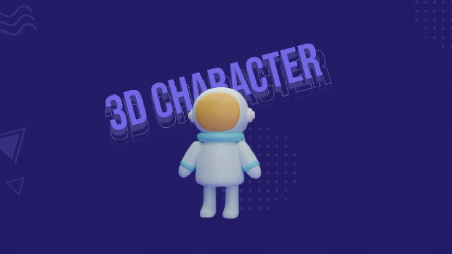 White Boy 3D Character Figma Template - Ui4free.com
