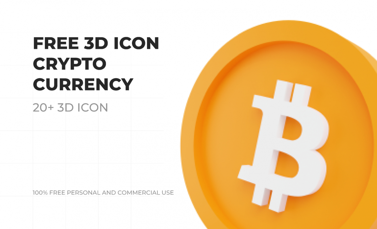 Figma 3d Cryptocurrency Icon Free Download | UI4Free