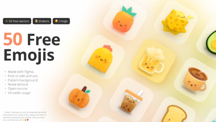 FigJam stickers 02 in SVG Figma Template - Ui4free.com