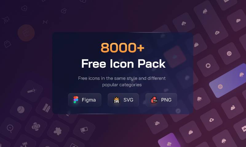 Figma 8000+ Free Icon & Pack | UI4Free