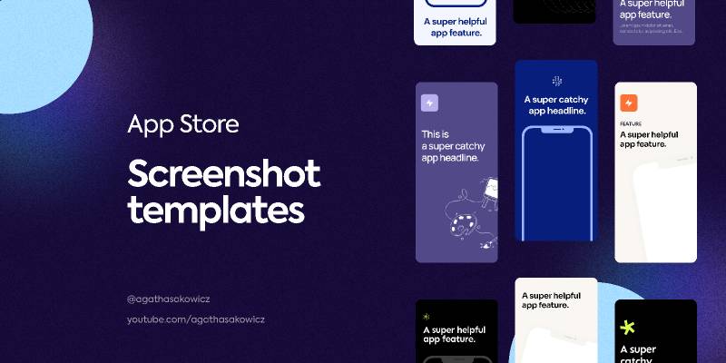 Figma App Store Screenshots | UI4Free