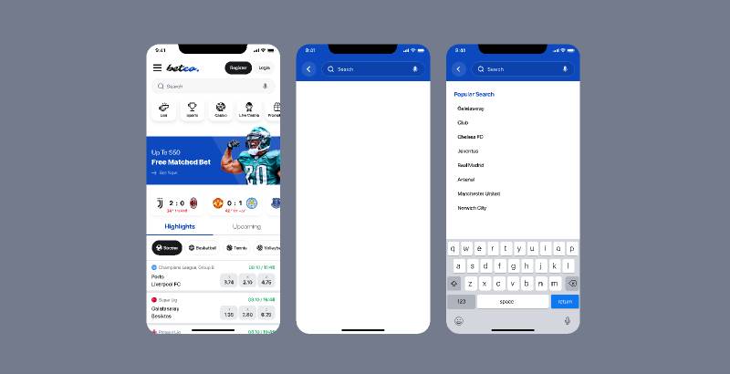 Figma Betco Sportsbook Betting Design | UI4Free