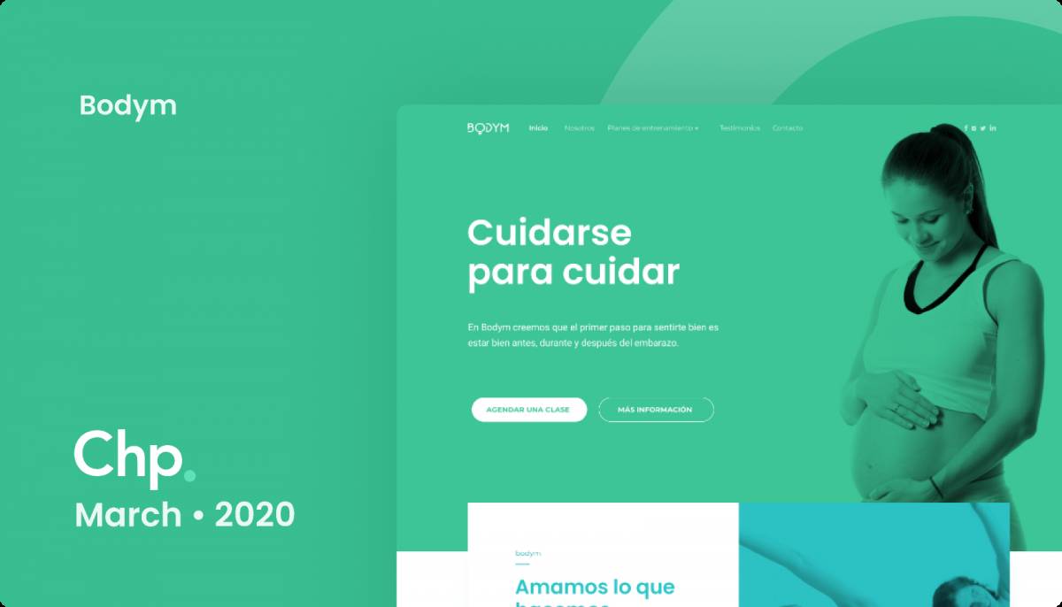 Figma Bodym Baby Care Landing Page | UI4Free
