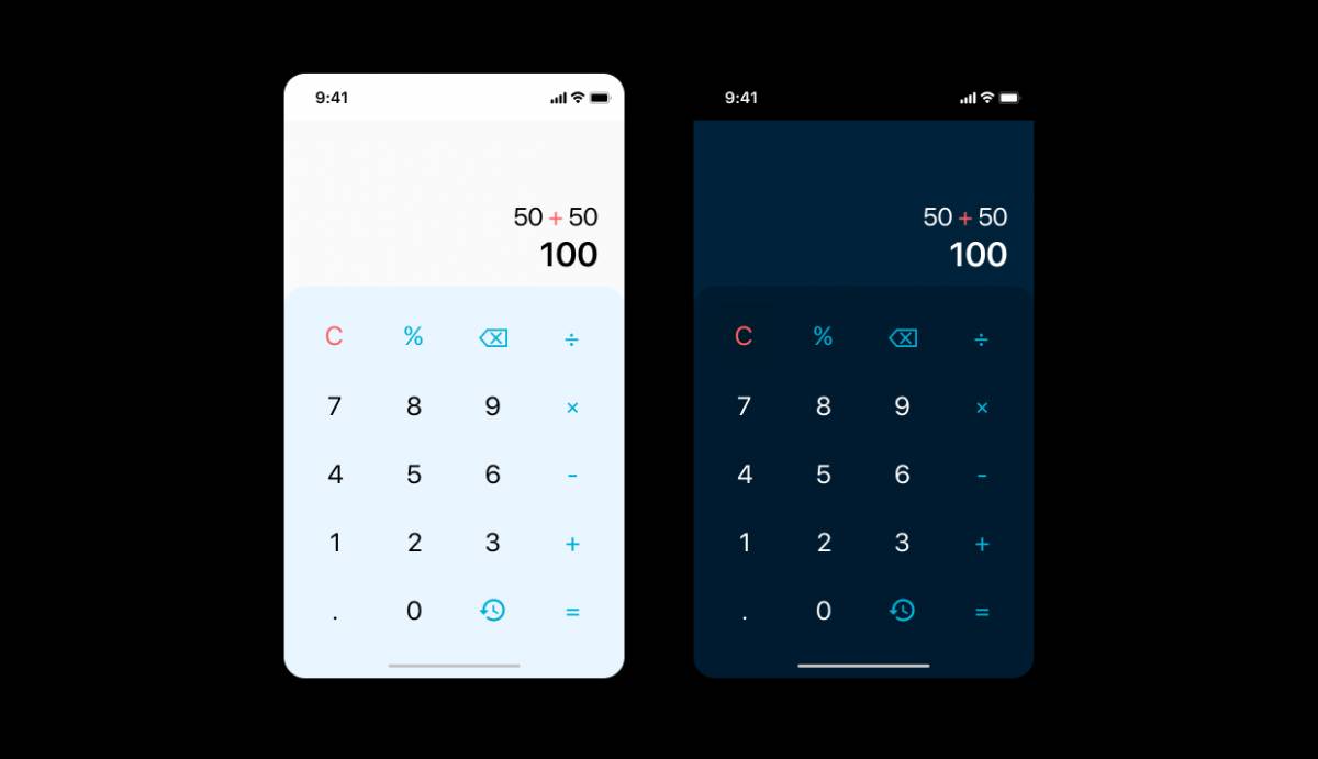 Figma Calculator for iOS | UI4Free