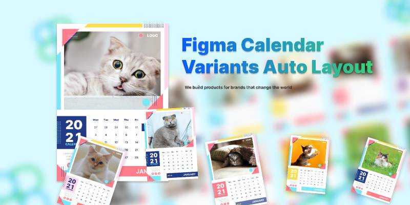 Figma Calendar Variants Auto Layout | UI4Free